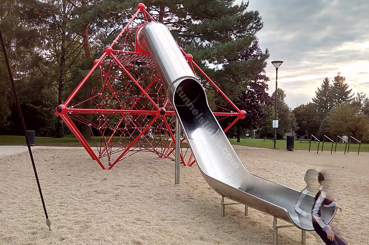 Gerade Edelstahl Röhrenrutschen